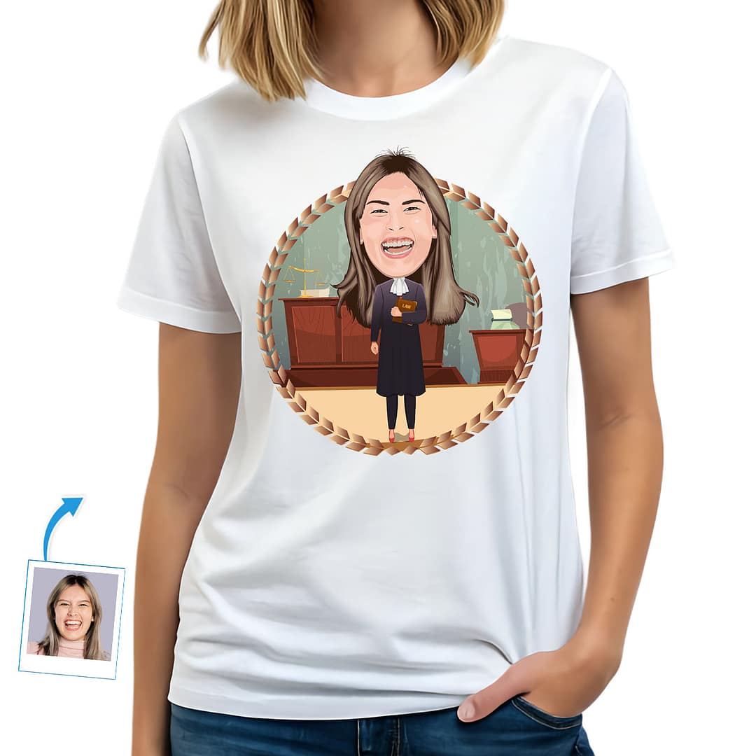 Custom Female Lawyer Shirt | Personalized Attorney Gift For Women